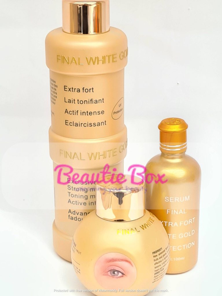 Buy Final White Gold Serum & Face Cream & Lotion 3pcs - Beautiebox