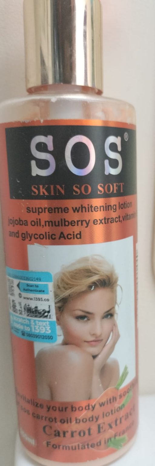 SOS Supreme Whitening Lotion 200ml - Beautie Box