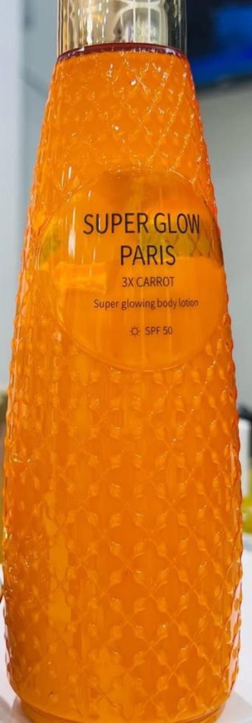 Buy Super Glow Paris 3x Carrot Super Glow Body Lotion 300ml - Beautiebox