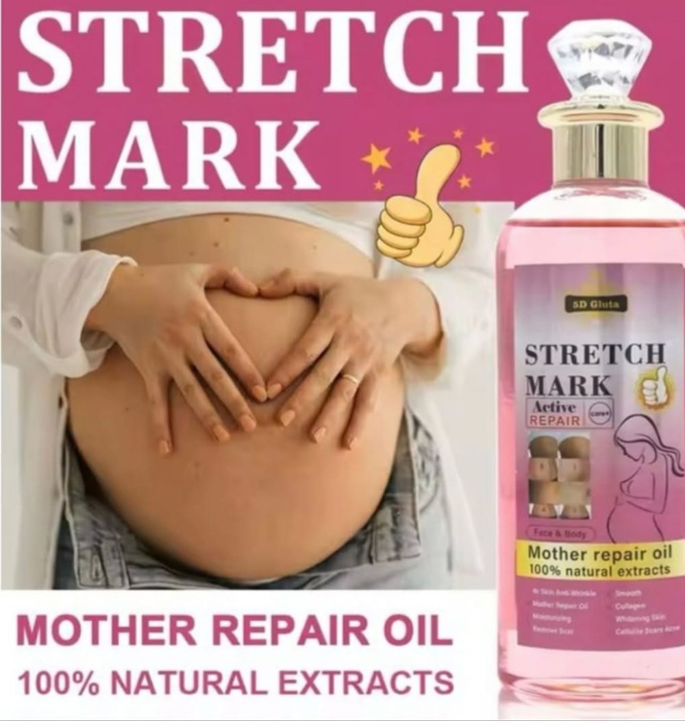 Buy 5D Gluta Stretch Mark Active Mother Repair Oil - Beautiebox