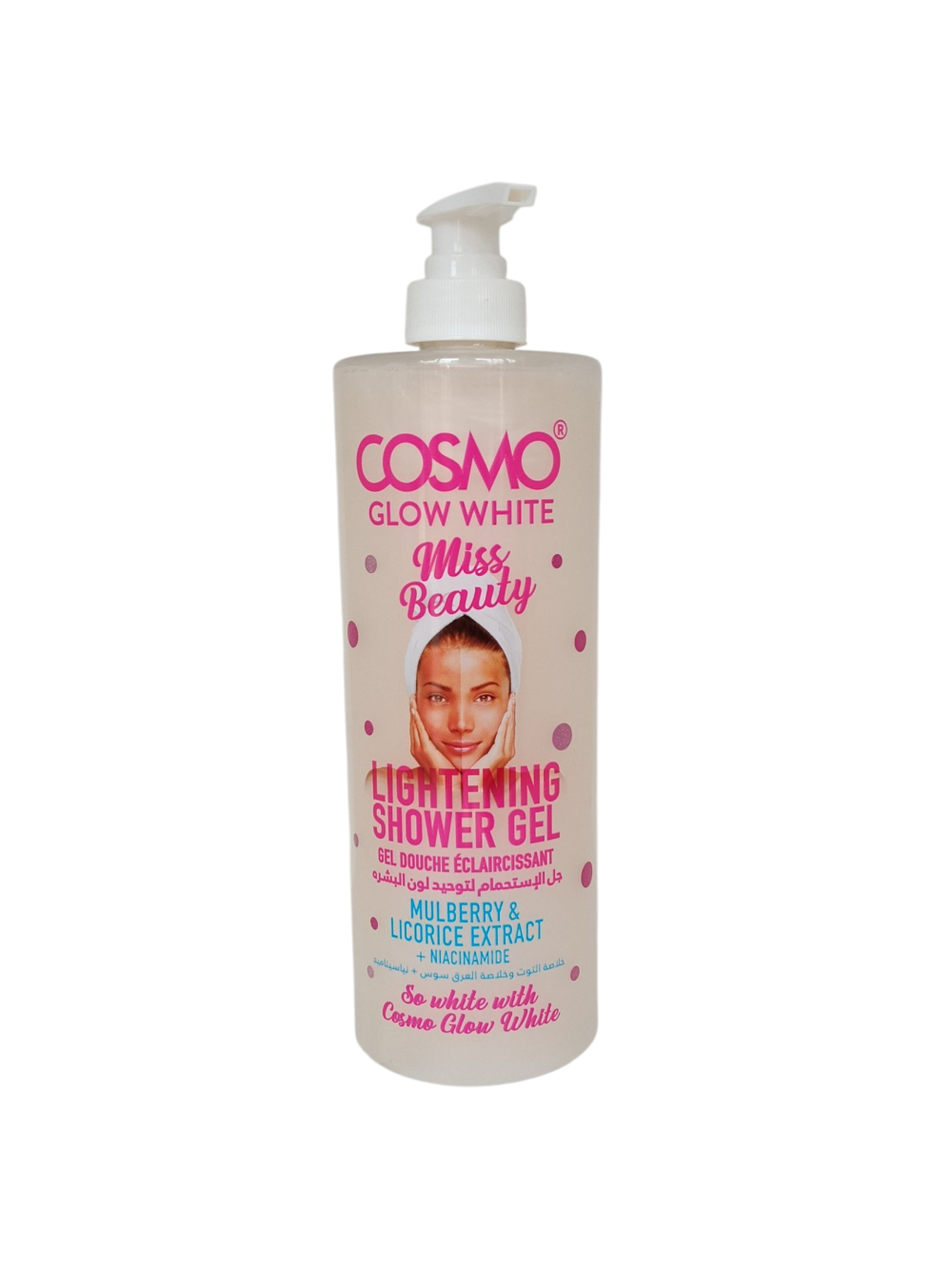Buy Cosmo Glow White Miss Beauty Lightening Shower Gel - Beautiebox